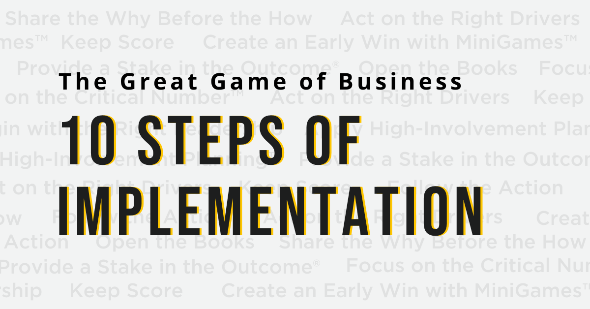Our 10-Step Approach to GGOB Implementation For Your Business