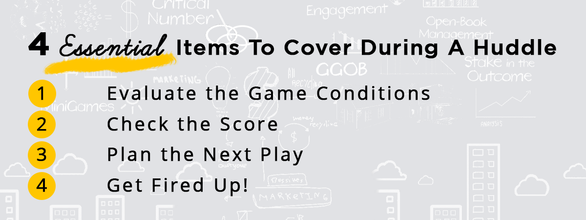 Four Essential Items to Cover During A Huddle at Your Company
