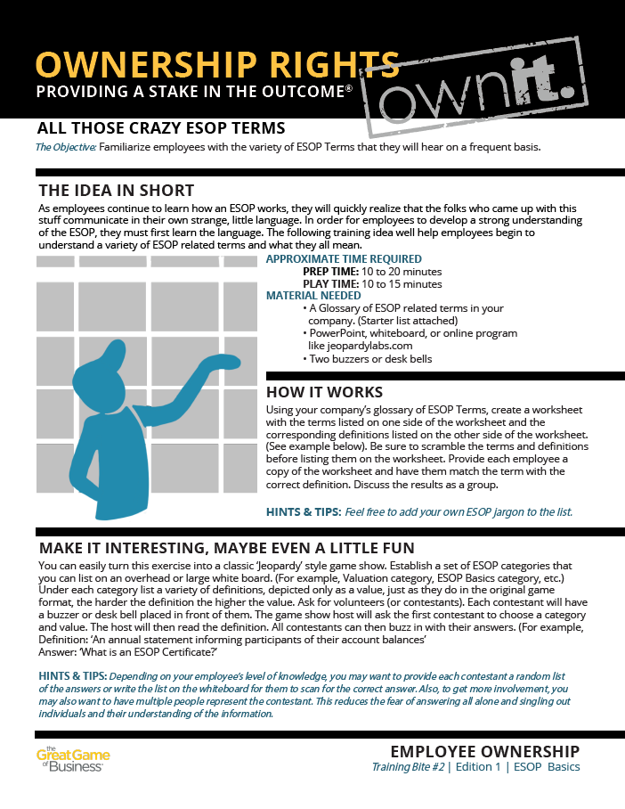 Employee Ownership Month Resources