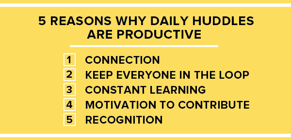 5 True Powers of the Daily Huddle That's Not Just Another Internal Meeting