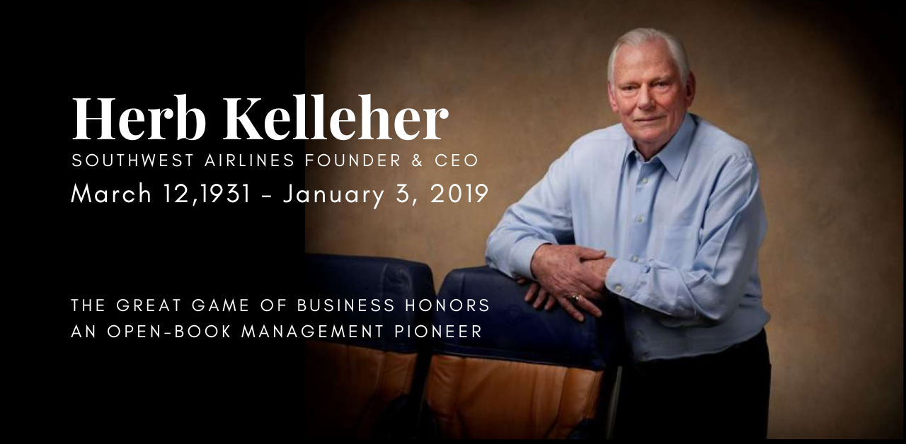 Remembering Herb Kelleher, Founder & Owner of Southwest Airlines